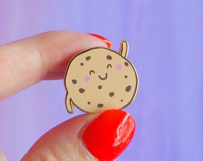 Cookie Enamel Pin - Etsy UK