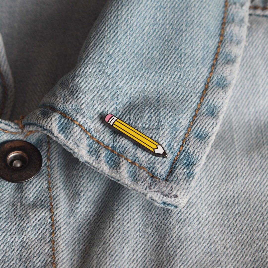 Pencil Artist Enamel Pin - Etsy