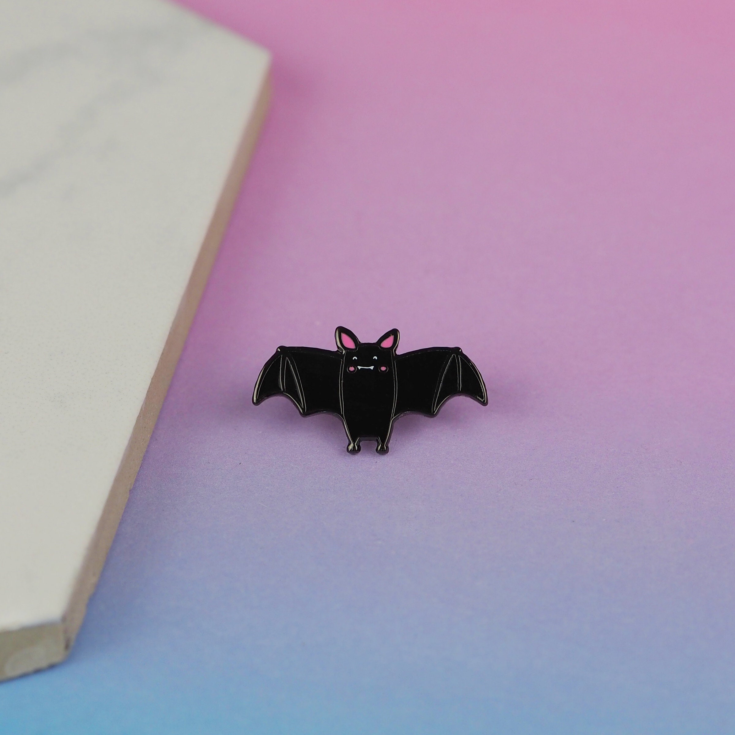 Little Bat Enamel Pin - Etsy UK