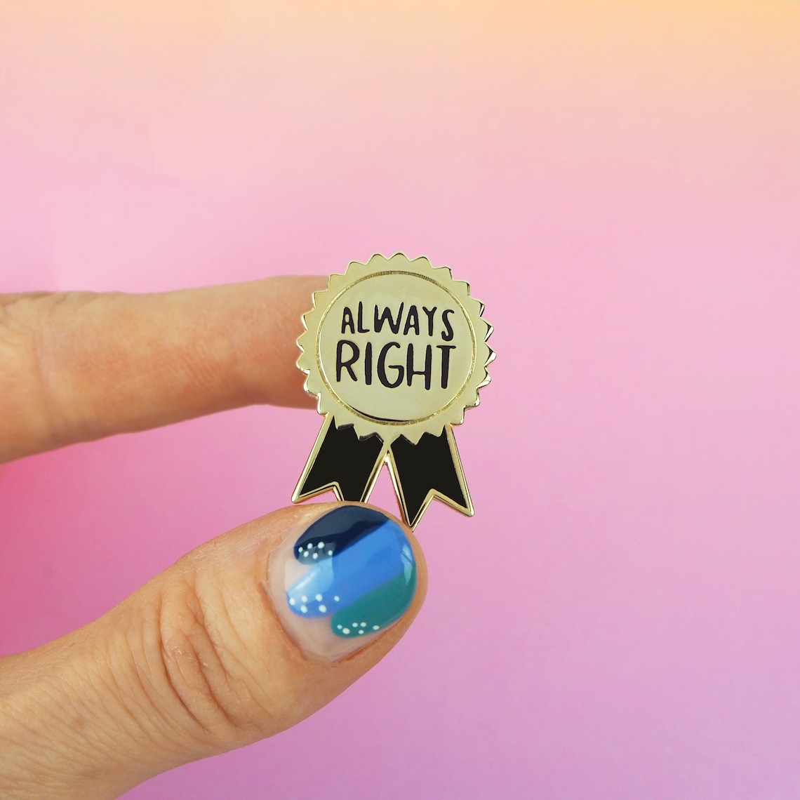 Always Right Enamel Pin - Etsy UK