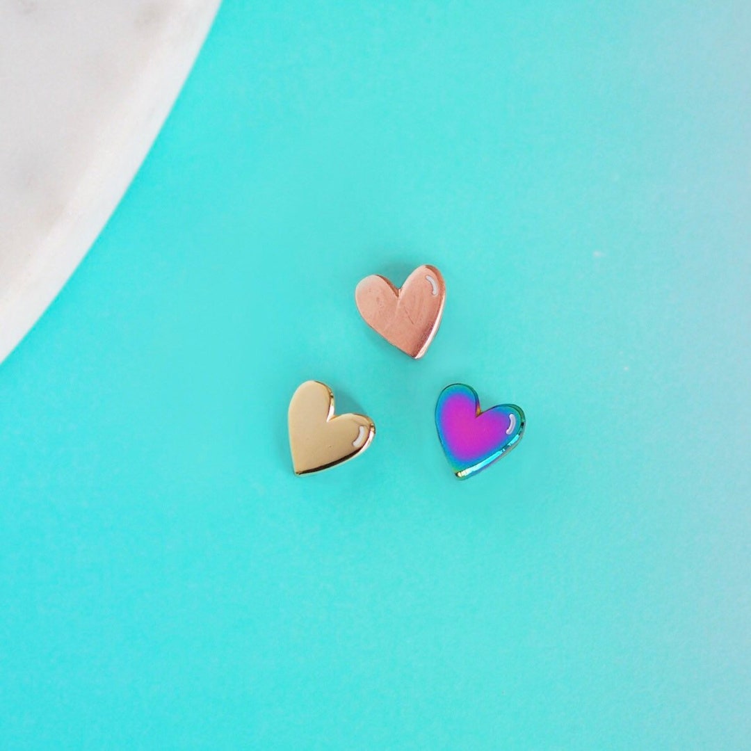 Tiny Heart Love Enamel Pin - Etsy