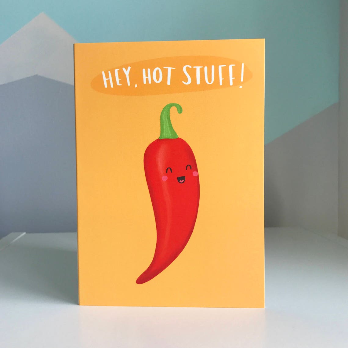 Hot Stuff Card | Etsy