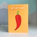 Hot Stuff Card - Etsy