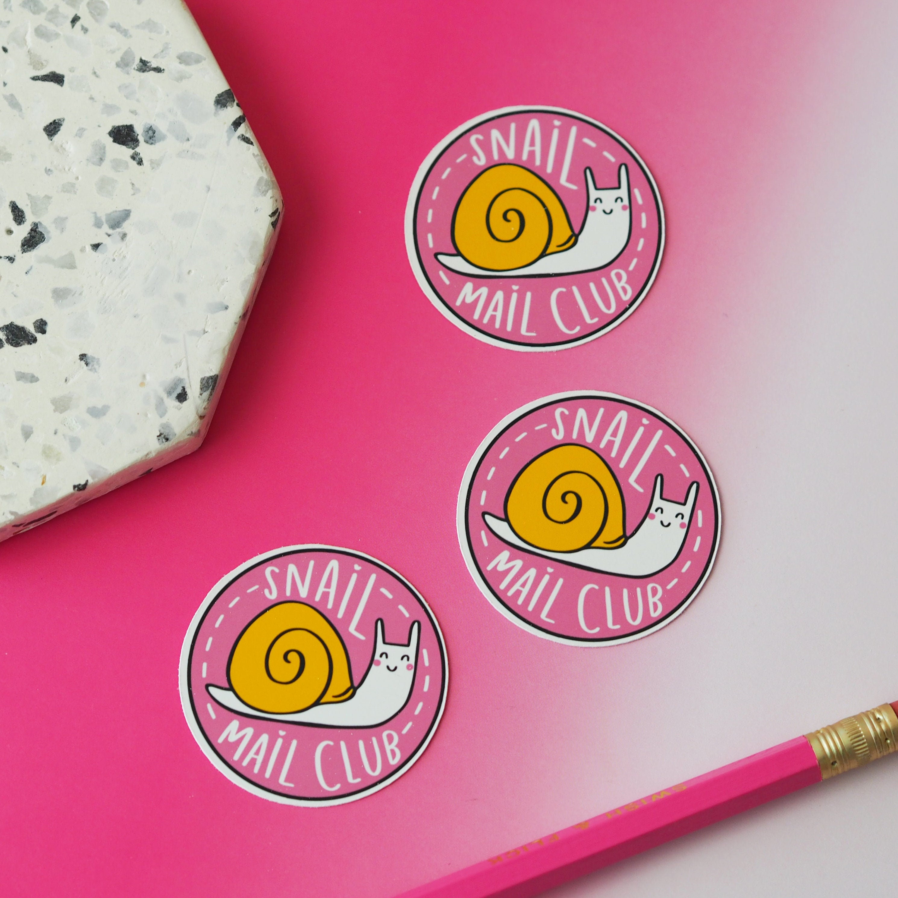 Snail Mail Club Sticker - Etsy UK