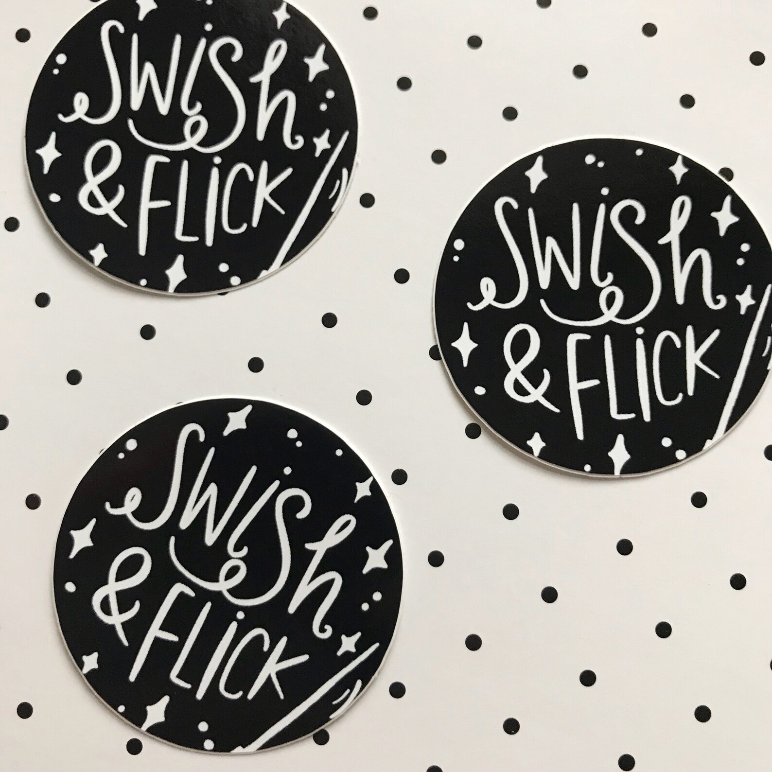 ON SALE: Swish & Flick Sticker - Etsy UK