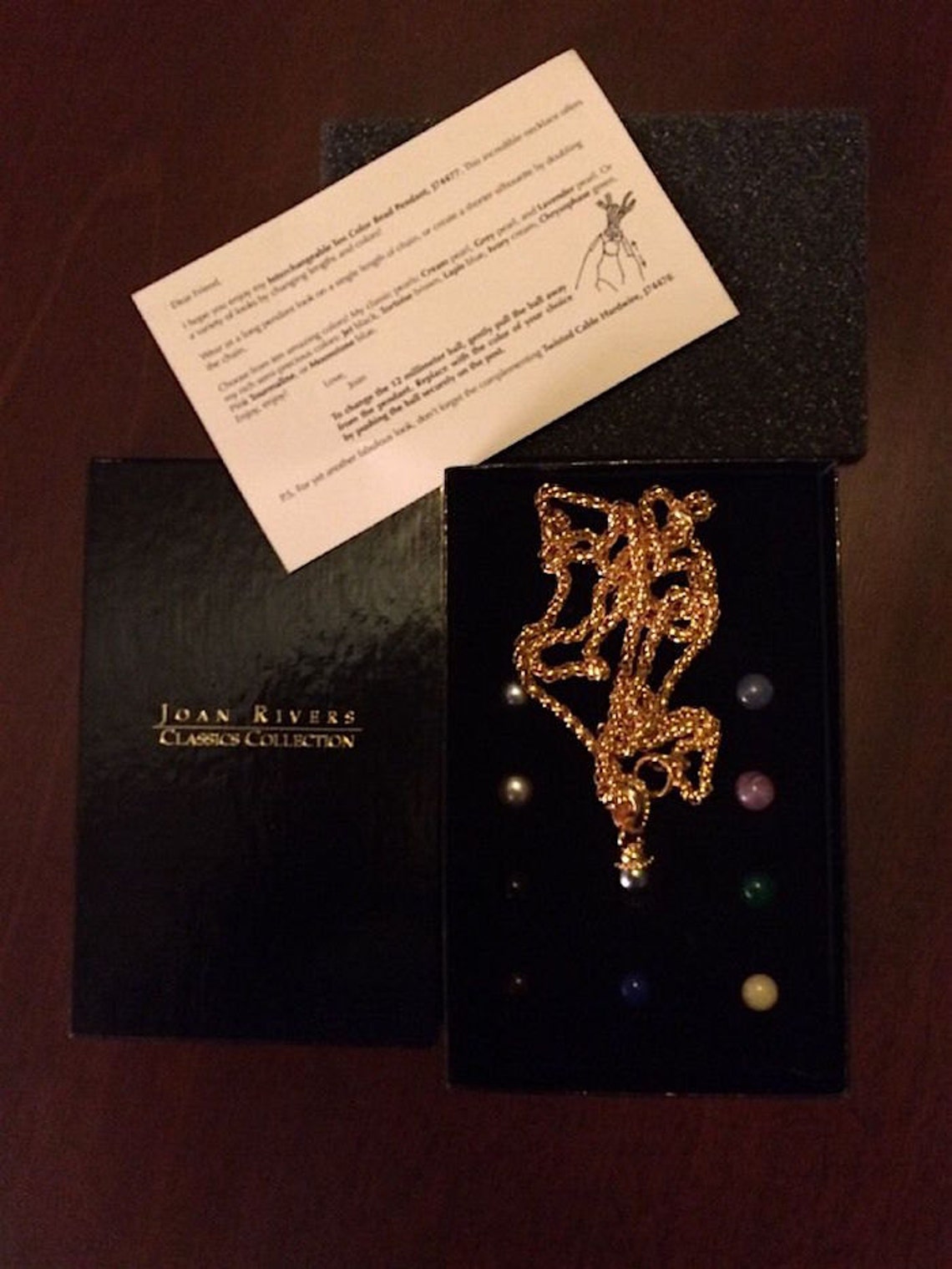 Vintage JOAN RIVERS Signed 10 Interchangeable Semi Precious | Etsy