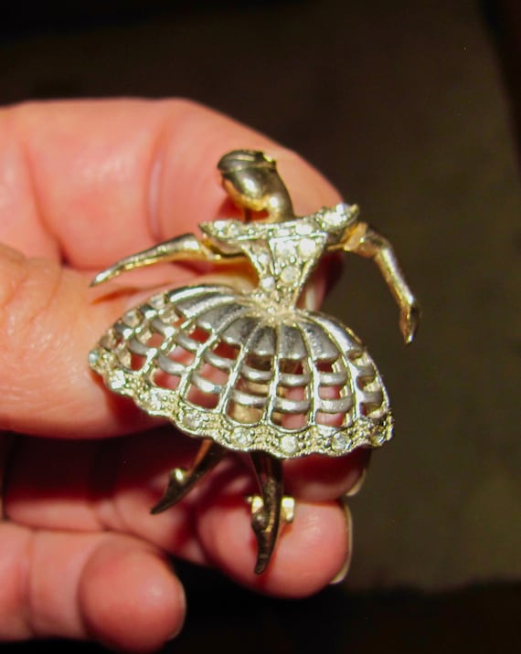 Vintage 40s CORO Craft COROCRAFT Katz Signed Ballerin… - Gem