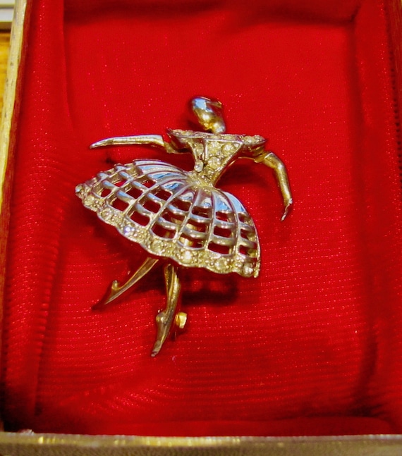 Vintage 40s CORO Craft COROCRAFT Katz Signed Ballerin… - Gem