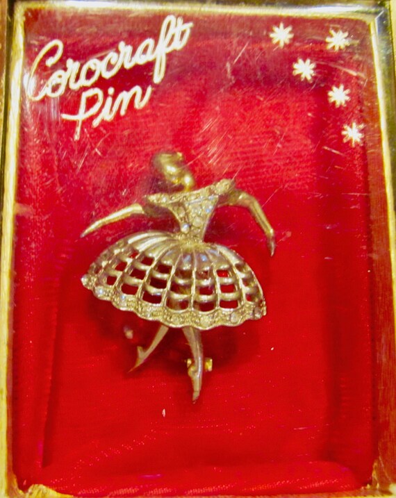 Vintage 40s CORO Craft COROCRAFT Katz Signed Ballerin… - Gem