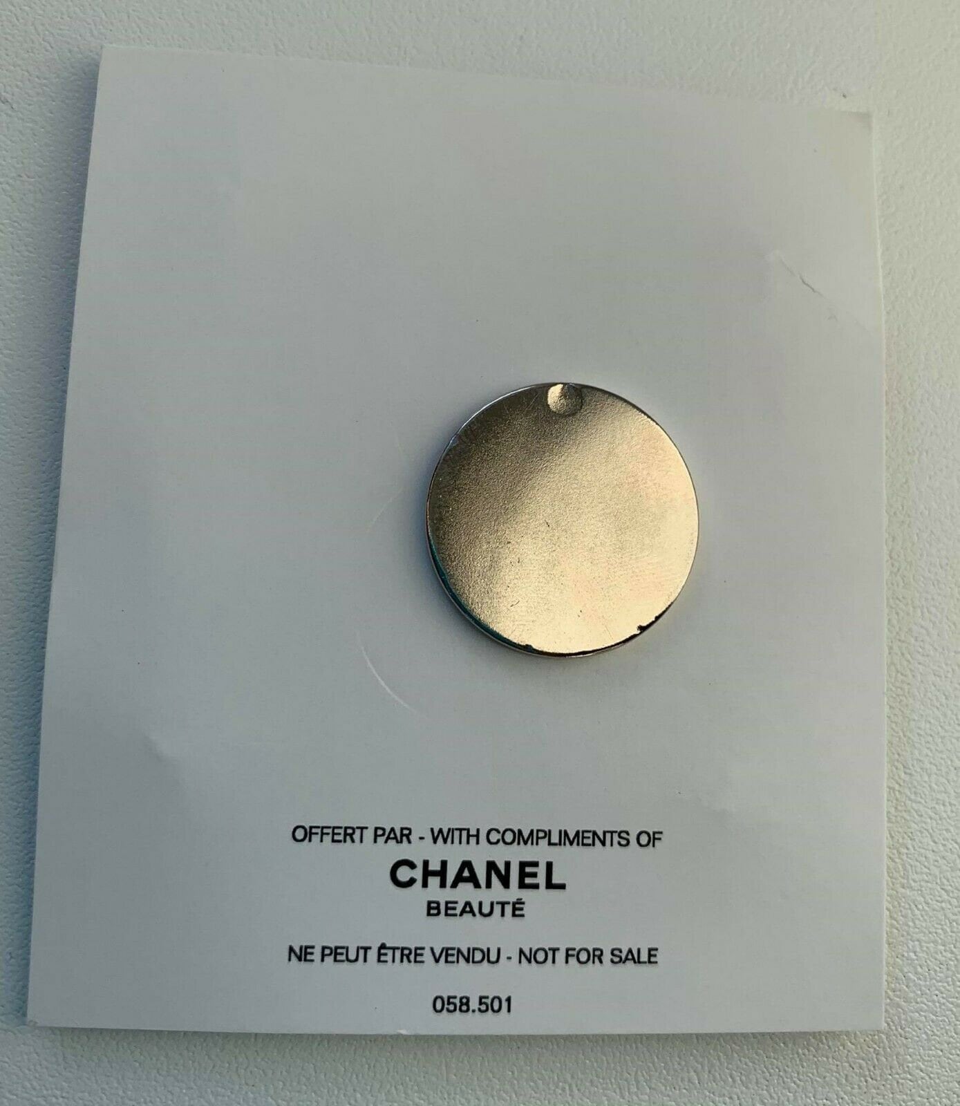Rare CHANEL CC Logo Vintage 90s VIP Gift Brooch Pin Badge Rare CHANEL CC Logo Vintage 90s VIP Gift Brooch Pin Badge