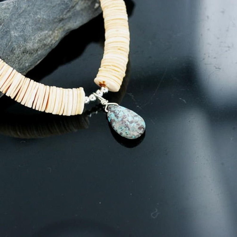 Navajo Artist Charlene Little Sterling Silver 925 Spiny Oyster Heishi ...