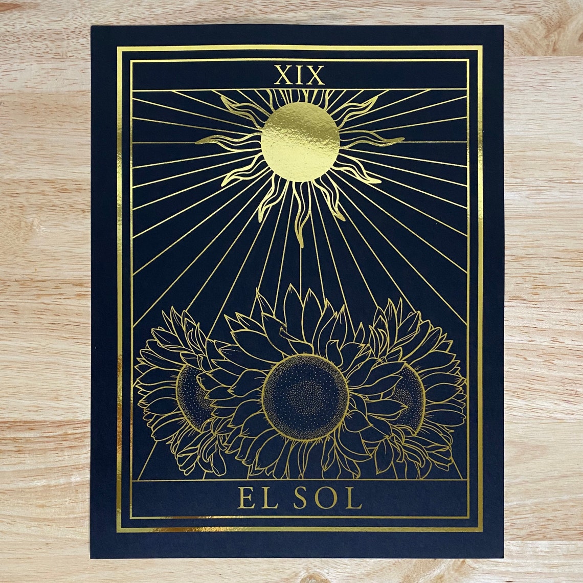 El Sol Tarot Card, the Sun Tarot Card - Etsy