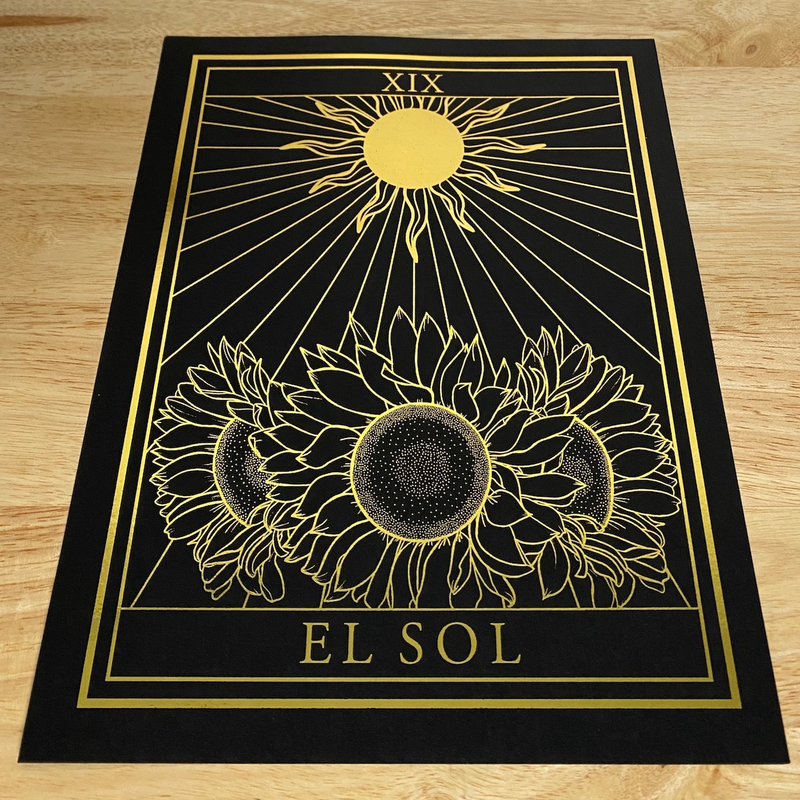 El Sol Tarot Card, the Sun Tarot Card - Etsy