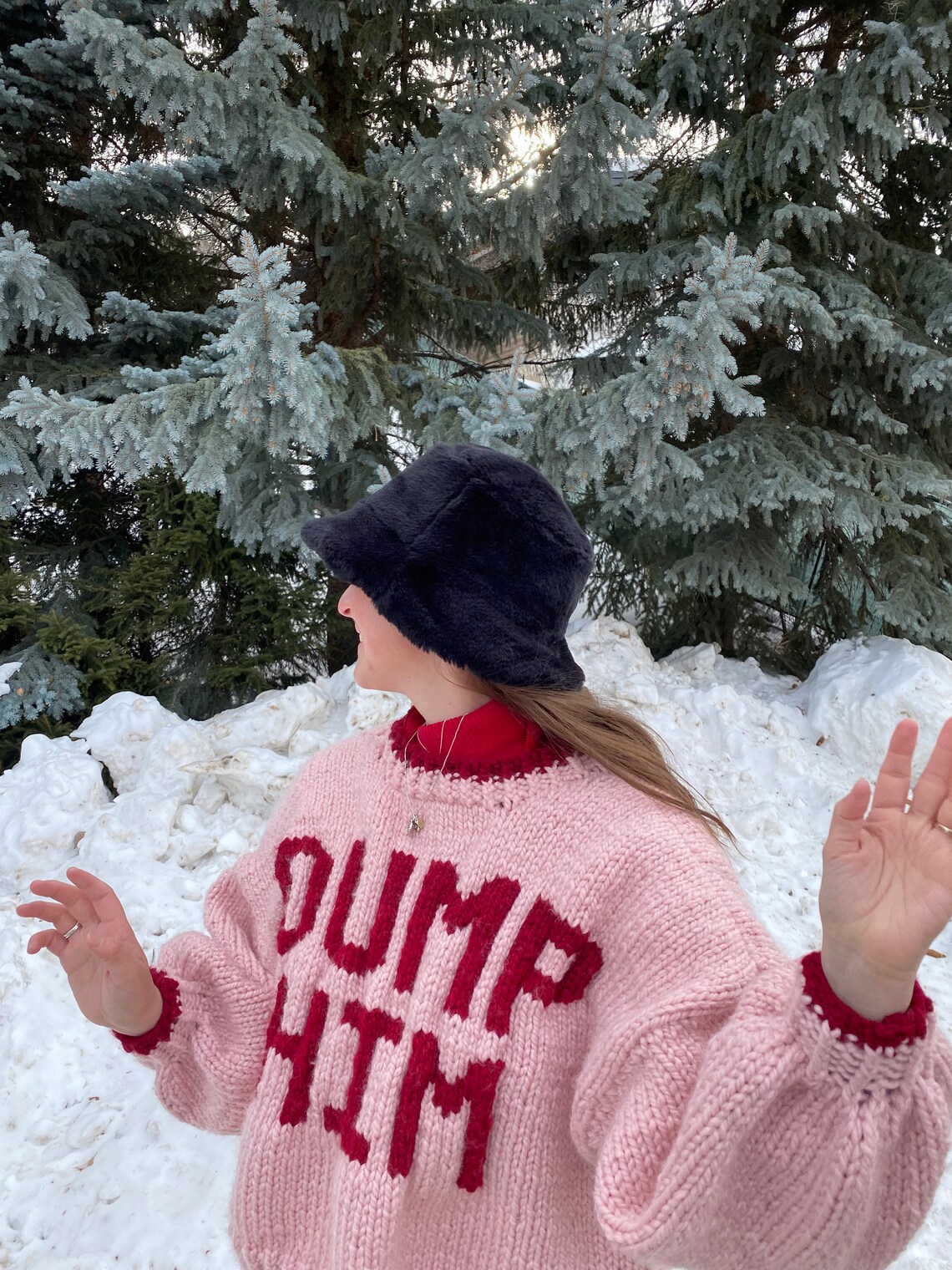 DUMP HIM Sweater Pattern | Etsy