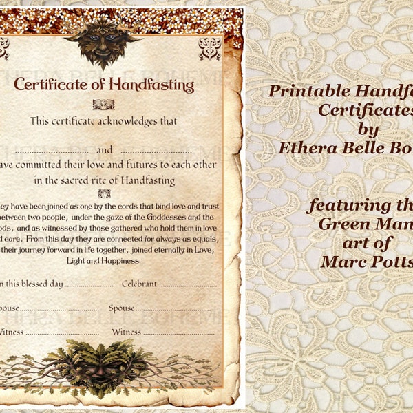 Wiccan Certificate - Etsy