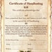 A4 LGBTQ LGBT Lesbian Gay Printable Handfasting Certificate, Wiccan ...