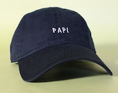 NEW Papi Baseball Hat Dad Hat Low Profile White Pink Black - Etsy