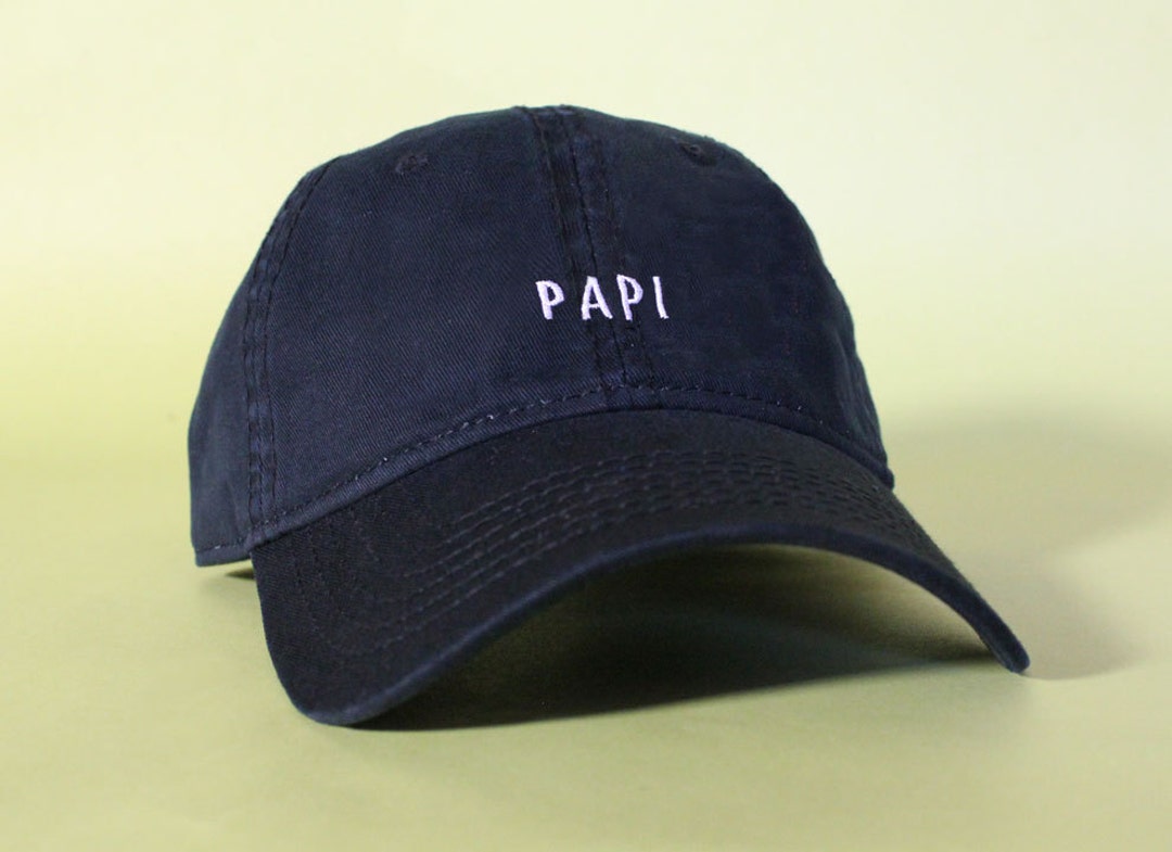 NEW Papi Baseball Hat Dad Hat Low Profile White Pink Black Casquette ...