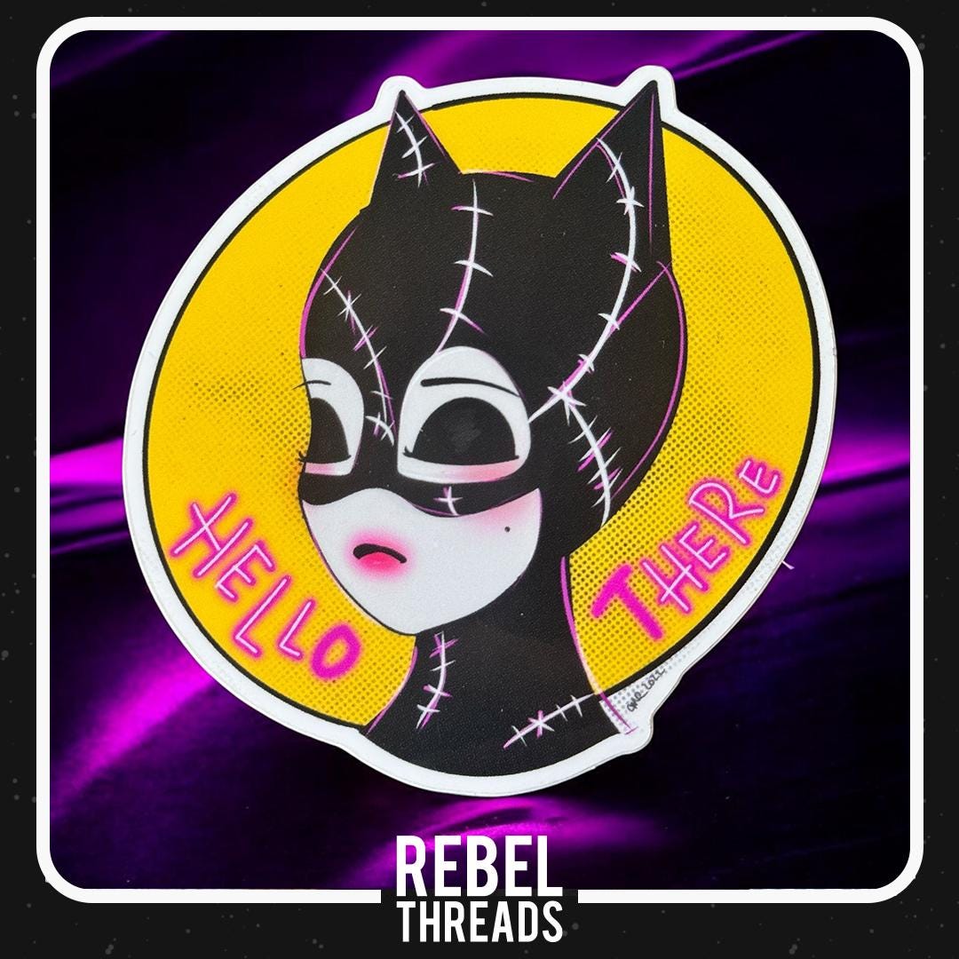 Catwoman Sticker - Vinyl Sticker - Etsy