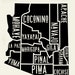 Arizona Decal Sticker Travel Map for Rv's and Campers - Etsy