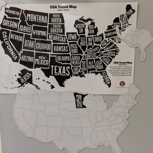 USA Magnet - Travel Map for Rv's and Campers - Etsy