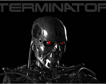 Terminator skull | Etsy