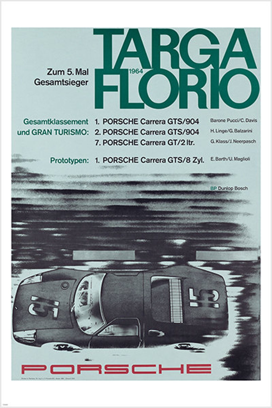 Retro Art Decorative Classic Vintage Top German Racing Car Sports ...