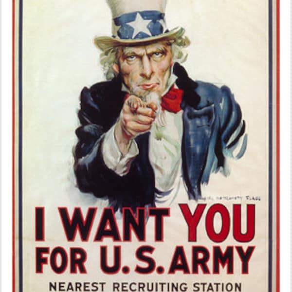 Uncle Sam Poster - Etsy