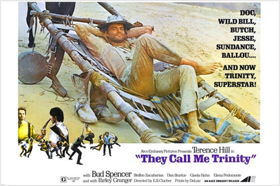 1970 Terence Hill Italian Spaghetti Western Comedy Film They - Etsy