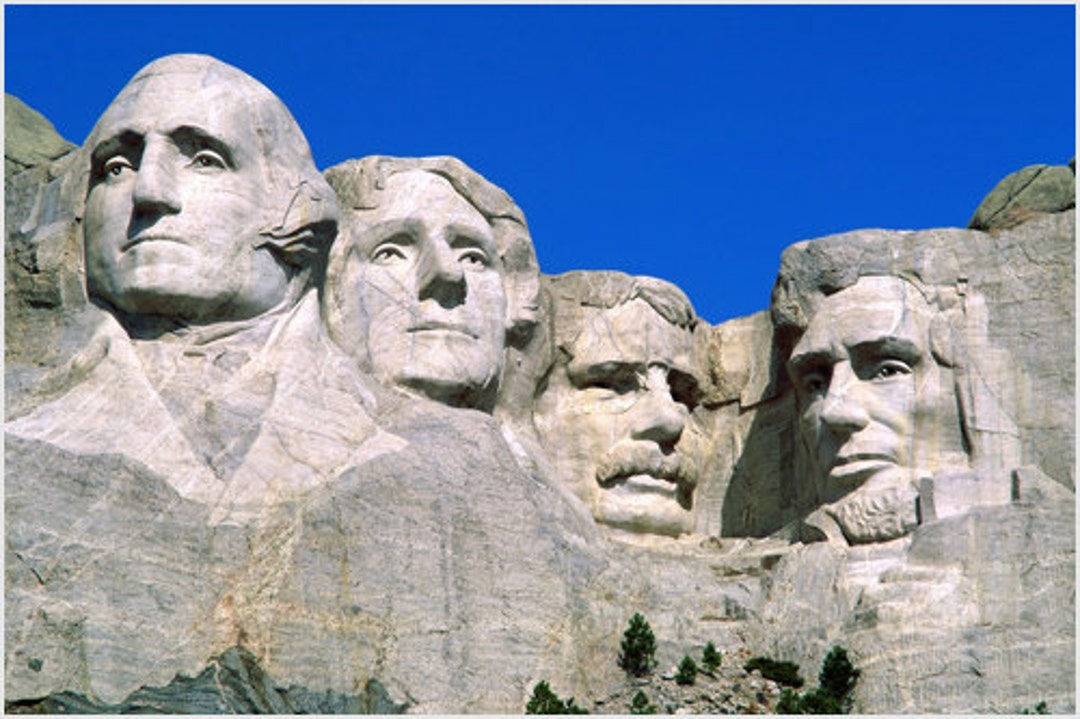 Mount Rushmore National Memorial Sculpture U.S. Presidents George ...