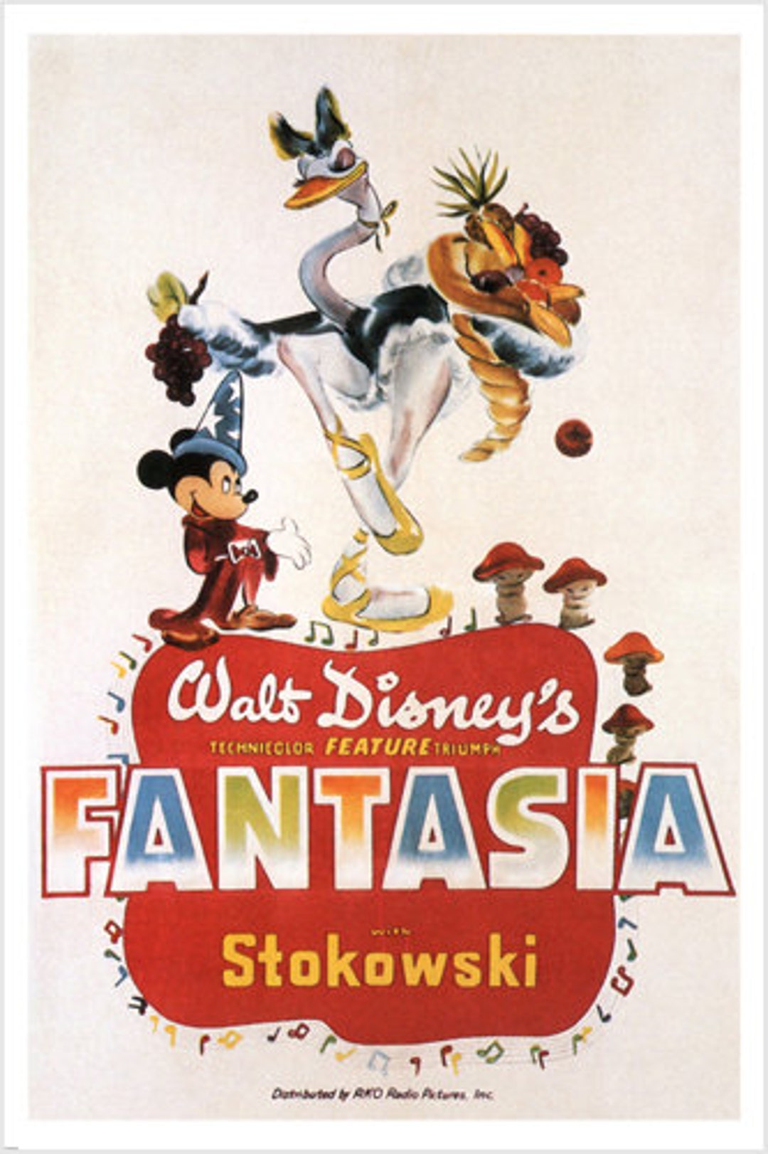 1940 Timeless Masterpiece Cartoon Animation Film Movie Poster Art Print ...