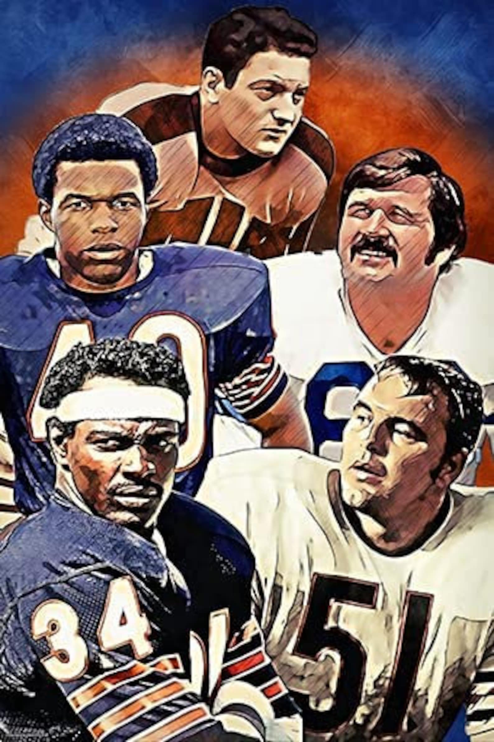 The 5 Greatest Chicago Professional Football Players of All Time Poster ...