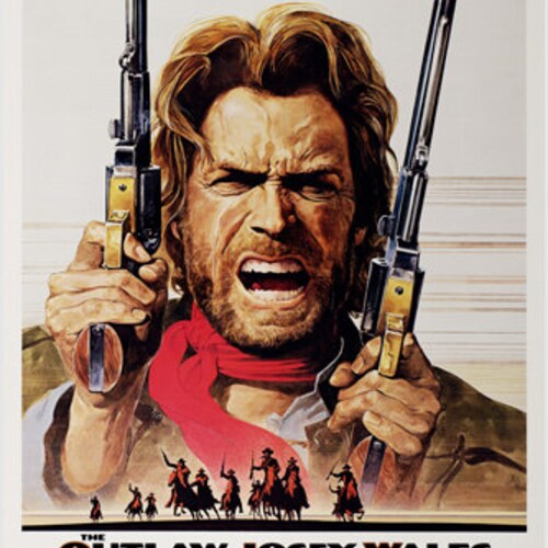1976 American Civil War Western Film the Outlaw Josey Wales - Etsy