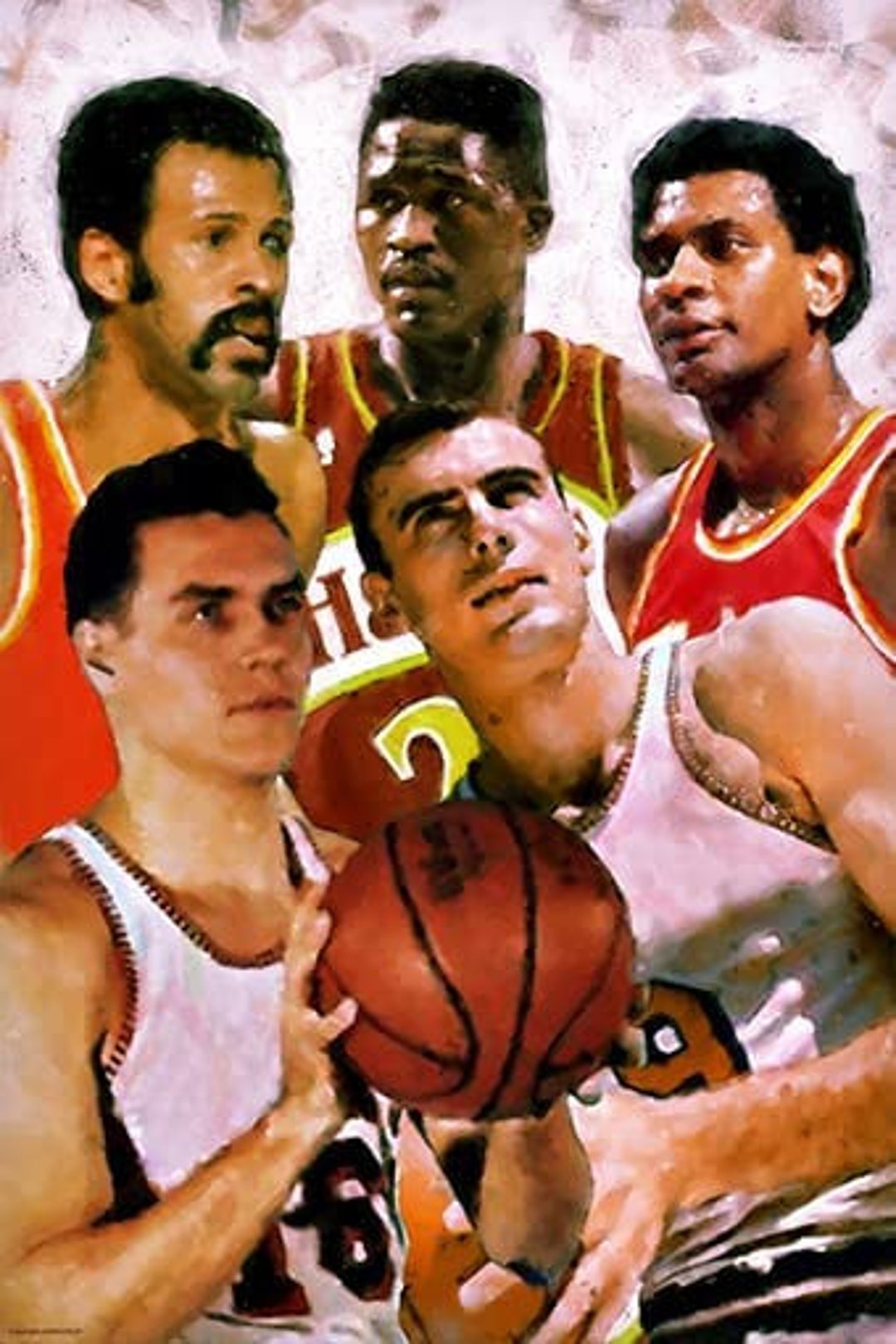 The 5 All Time Greatest Atlanta Professional Basketball Players Poster ...