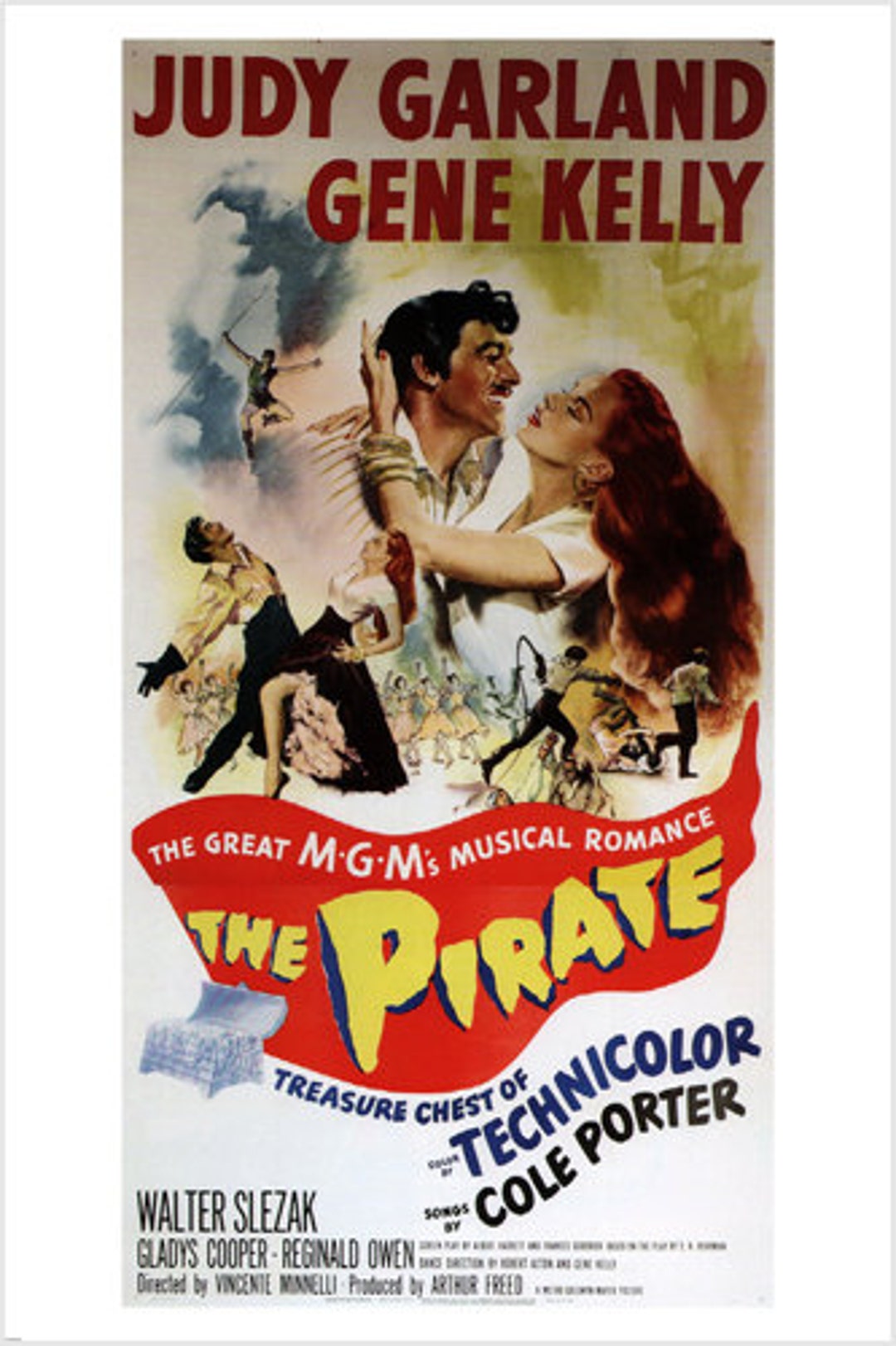 Retro Art Decorative 1948 American Musical Film the Pirate Hollywood ...
