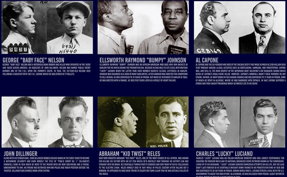 Famous Mug Shots Gangsters