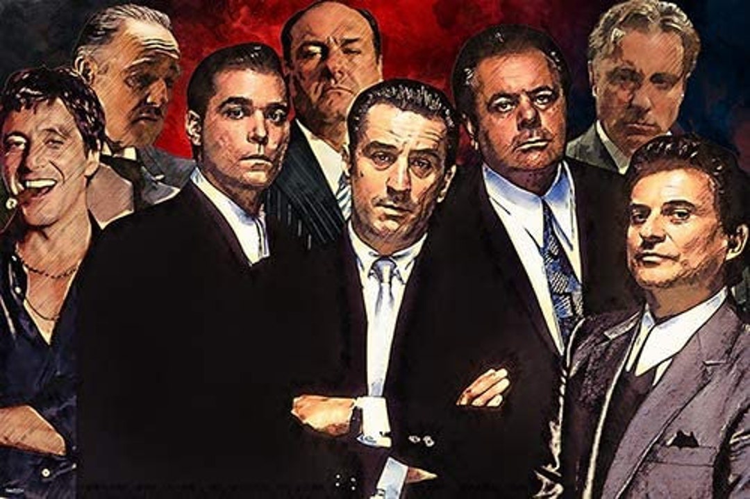U.S.A. Gangsters Crime Family Mobster Mafia Poster - Etsy