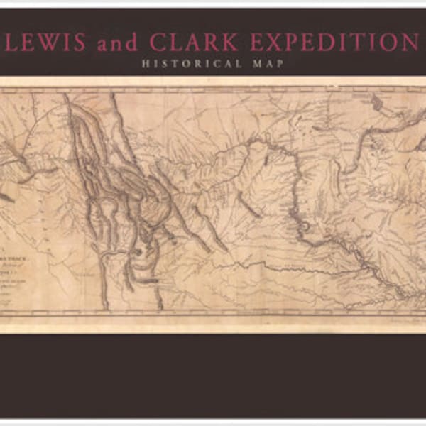 Lewis and Clark Map - Etsy