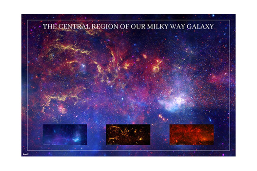 Nasa's Great Observatories Scientific Educational Astronomy Space Exploration the Central Region ...