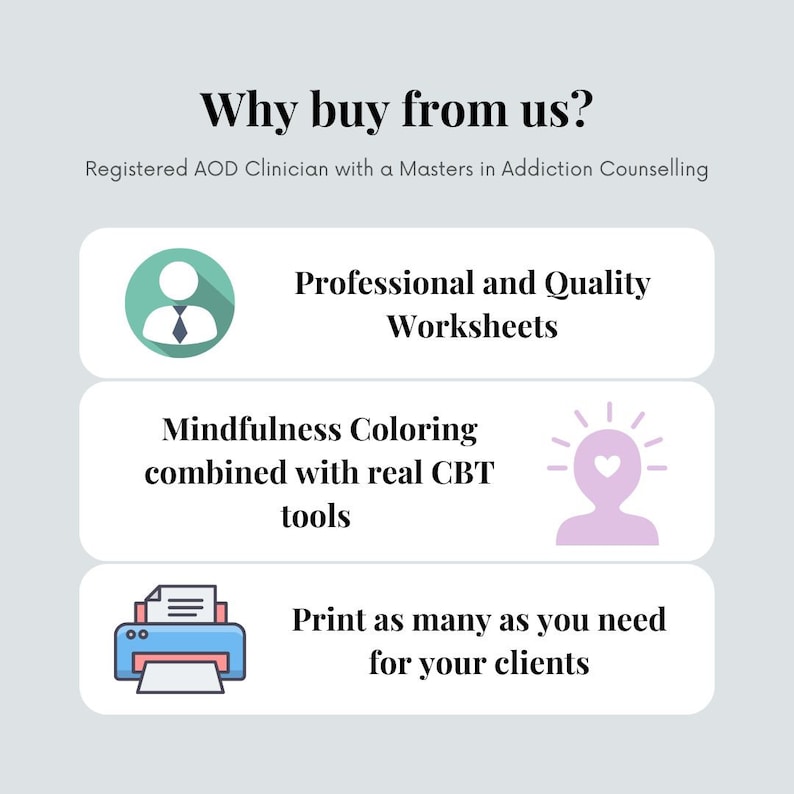 CBT Worksheets for Children Feelings and Emotions Mindfulness Coloring ...