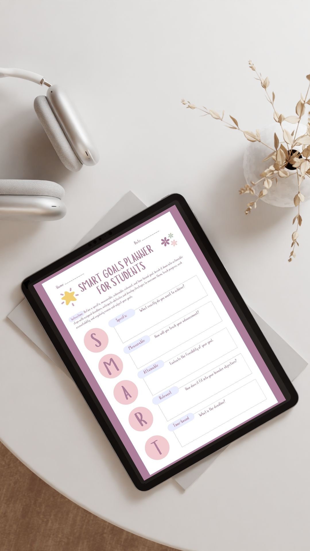 Student SMART Goal Worksheet, Goal Ladder and Free SMART Goals Poster ...