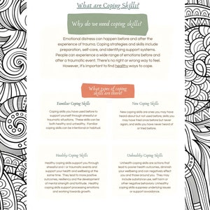 CBT Worksheets Cognitive Distortions and Coping Skills Worksheet Bundle ...