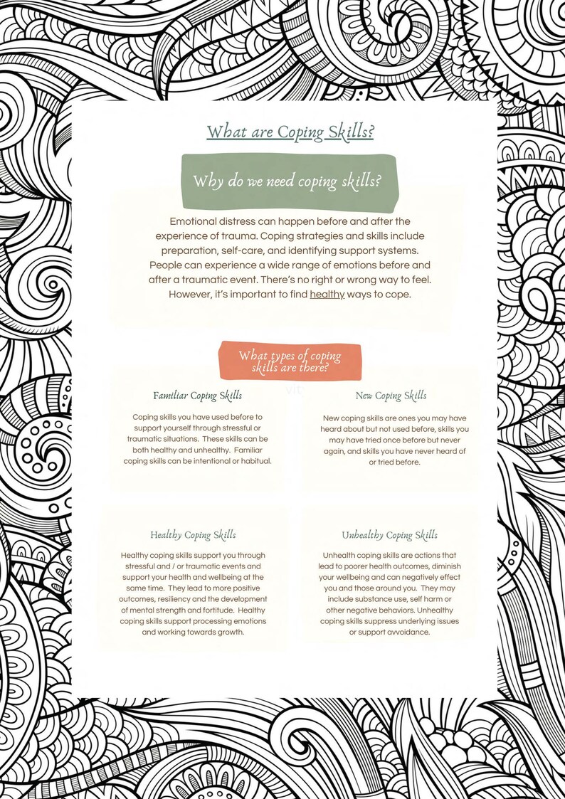 CBT Worksheets Cognitive Distortions and Coping Skills Worksheet Bundle ...