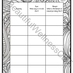 CBT Printable in Mindfulness Coloring Digital Download - Etsy