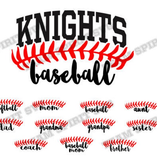 Knights Football Download Files Svg Dxf Eps Silhouette Etsy