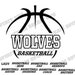 Wolves Basketball Outline SVG Basketball Mom Download Files DXF, EPS ...