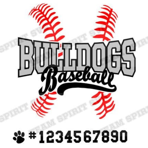 Bulldogs Baseball Svg Bulldog Softball Svg Download File Dxf - Etsy