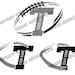 Football SVG Custom Your Football Team Download Files Letter T With ...