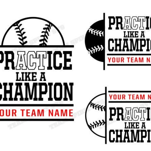 Baseball Team SVG Baseball Team Motto Download Files Sports - Etsy