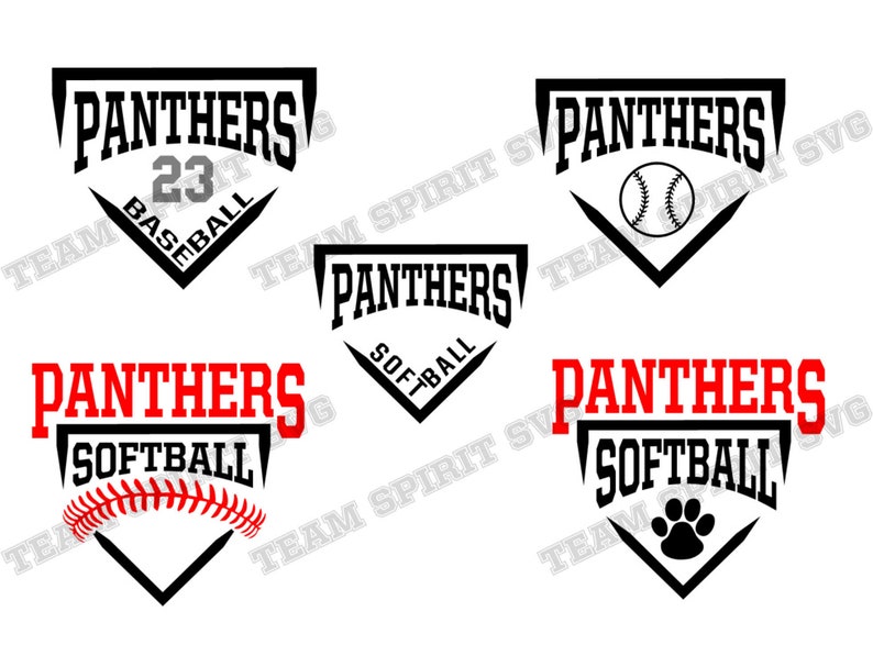 Panthers Baseball Svg Baseball Diamond Download File Softball - Etsy
